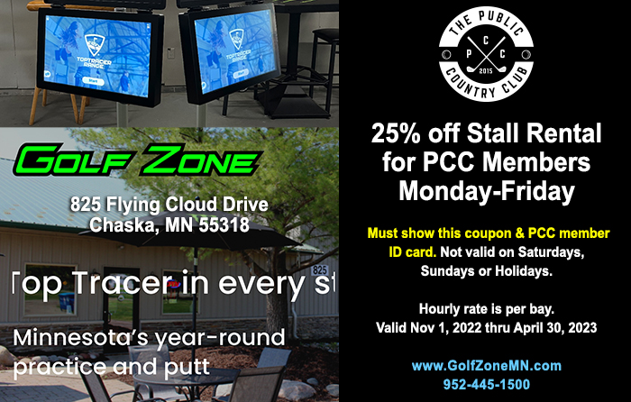 PCC Discount at Golf Zone (Chaska, MN)