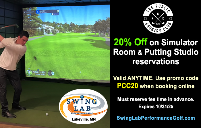PCC Member Discount 20% off at Swing Lab Performance Golf (Lakeville, MN)